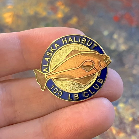 Vintage | Accessories | Vtg Retro Fishing Alaskan Halibut 0 Lb Club ...